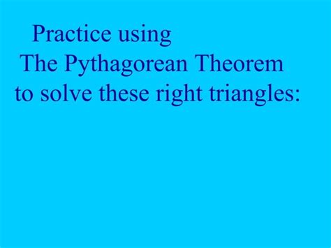 Pythagoras Theorem Ppt Ppt Pythagoras Theorem Ppt Ppt
