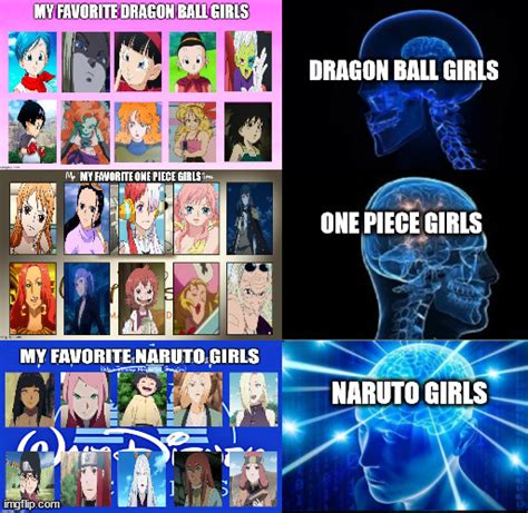 The Big 3 Anime Franchises Girls Imgflip