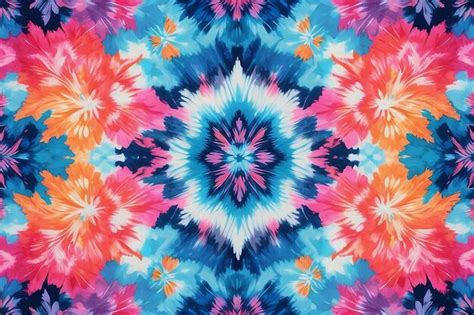 Premium Photo Gradient Tiedye Textile Pattern Design