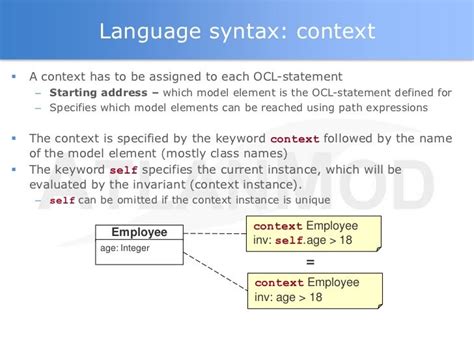 Ocl Tutorial