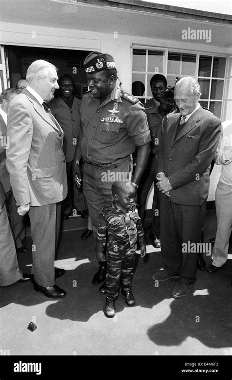General Idi Amin Introduces His Son To Foreign Secetary James Callaghan