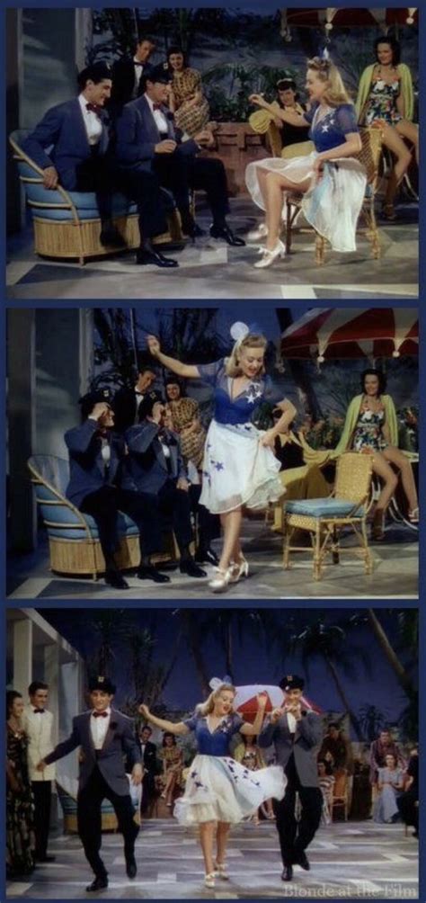 Betty Grable Hops Up And Does A “spontaneous” Number With The Condos