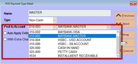 New Payment Method Sql Documentation