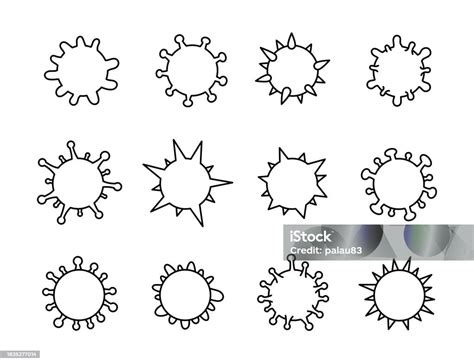 Bacteria Virus Germ Microbe And Pathogen Coloring Page Medical