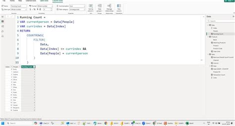Heres A Simple Dax Formula For Calculating A Running Count In Power Bi ```dax Running Count