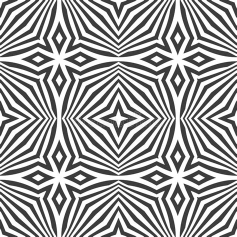 Optical Art Abstract Seamless Pattern Stock Vector Illustration Of