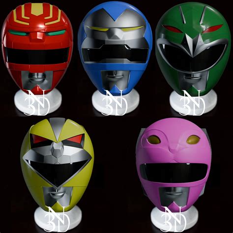 Lost Galaxy Helmet Bundle Stl File Etsy
