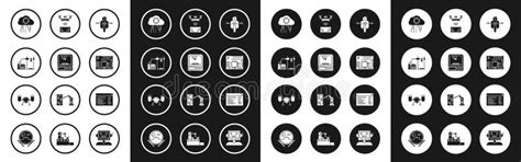 Set Robot 3d Printer Internet Of Things Printed Circuit Board Pcb