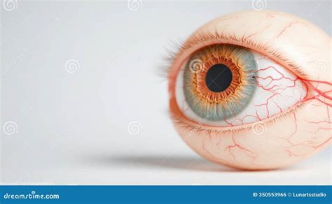 Intricate 3d Anatomy Model Showcases The Human Eye Highlighting The Cornea Iris Retina And