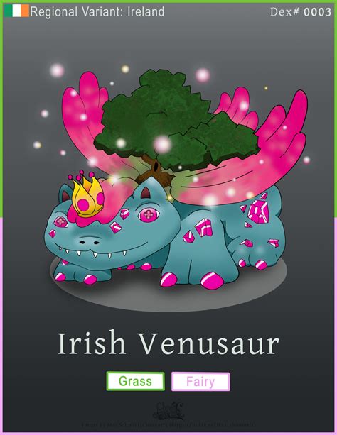 Irish Venusaur Grassfairy By Chaosarts On Deviantart