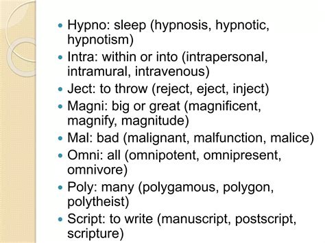 Root Words Pptx Geology Science