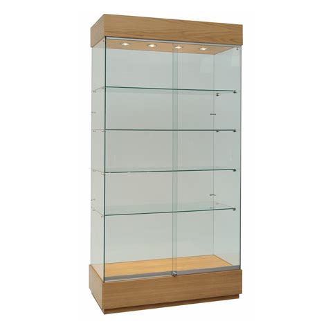 Rectangular Glass Trophy Cabinet