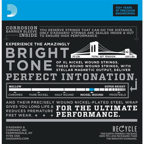 Encordado Daddario Exl130 Xl 008 038 Para Guitarra Electrica Gonzalez Vientos Store