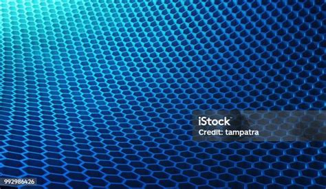 디지털 데이터와 네트워크 연결 육각 모양 파란색 배경에 기술 개념 3 차원 구조 추상화 그림 0명에 대한 스톡 사진 및 기타 이미지 Istock