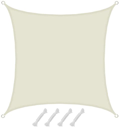 Upf50 Schaduwzeil 2x2 M Uv Luifel Polyester Vierkant Zonnezeil