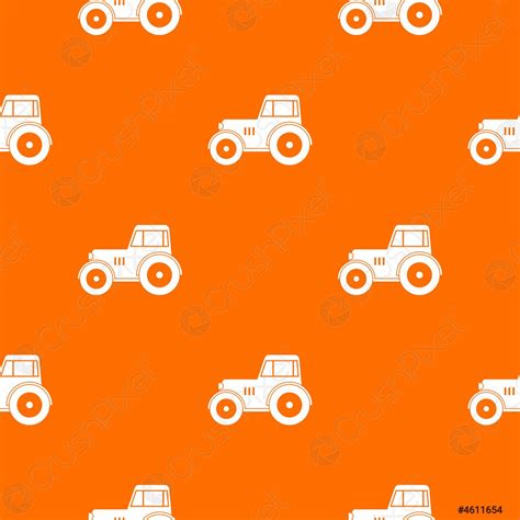 Tractor Pattern Seamless Stock Vector 4611654 Crushpixel