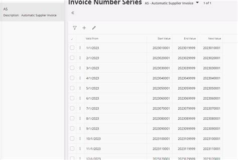 Automatic Numbering When Creating Supplier Invoices Using Invoice Template Ifs Community