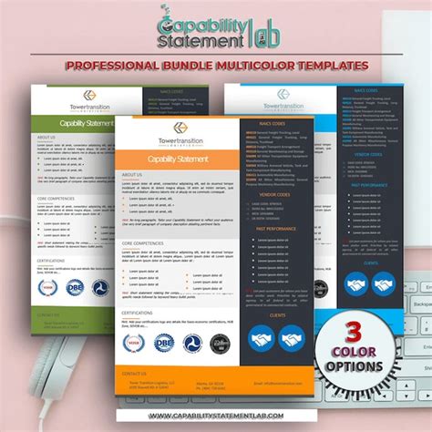 Trucking Capability Statement Template Etsy