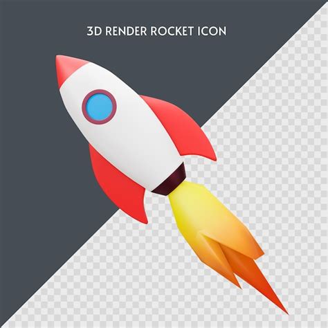 Premium Psd Rocket Icon