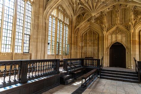Interior View Of The Divinity School In Oxford Uk Editorial Photography Image Of Inside