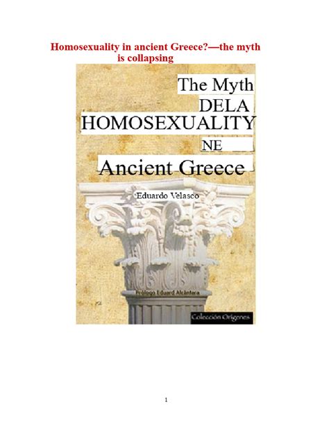 Debunking Myths Of Ancient Greek Homosexuality Pdf Oedipus