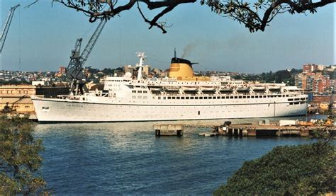 No882 Carinthia Launched In 1955 The Worlds Passenger Ships