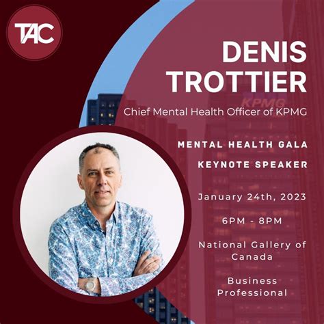 Denis Trottier Fcpa Fca On Linkedin Mentalhealth Telfer Kpmg Mentalhealthmatters