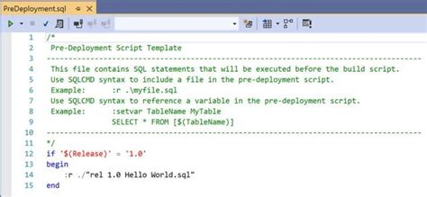 Manage Database Releases With Pre And Post Deployment Scripts