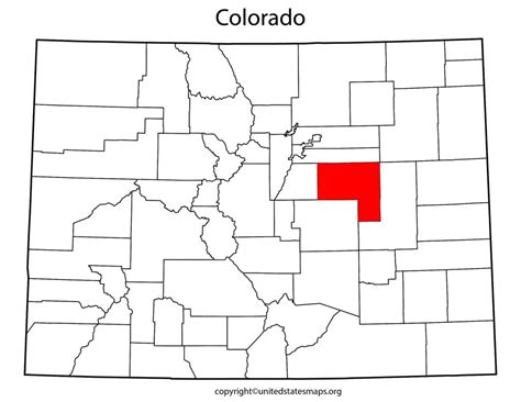 Colorado County Map Map Of Colorado Counties With Cities