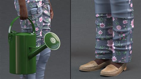 아프리카 미국 할머니 정원사 스타일 서 3d 모델 149 3ds Blend C4d Fbx Max Ma Lxo Obj Free3d