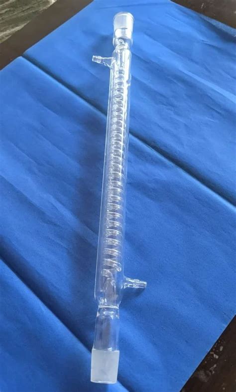 18cm Glass Reflux Coil Condenser For Chemical Laboratory 2mm At Rs 65