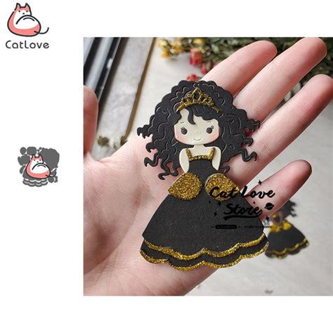Card Making And Stationery Papercraft Princess Metal Cutting Die Pe