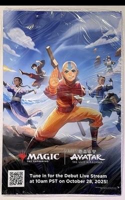 2025 Nycc Exclusive Mtg Avatar The Last Airbender Poster 11x17 Large
