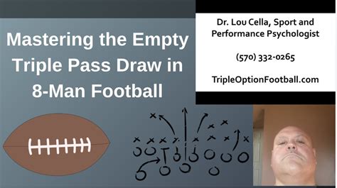 Mastering The Empty Triple Pass Draw In 8 Man Football Triple Option