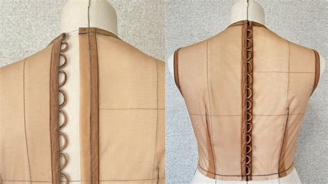 How To Make Button Loops With Illusion Mesh For Corset Wedding Dresses