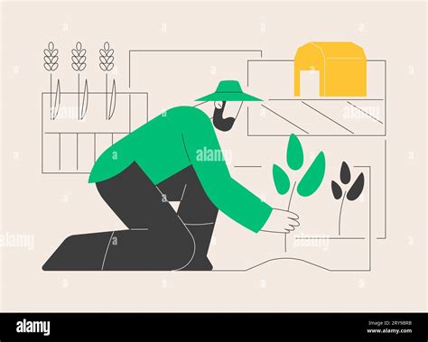 Natural Farming Abstract Concept Vector Illustration Stock Vector Image