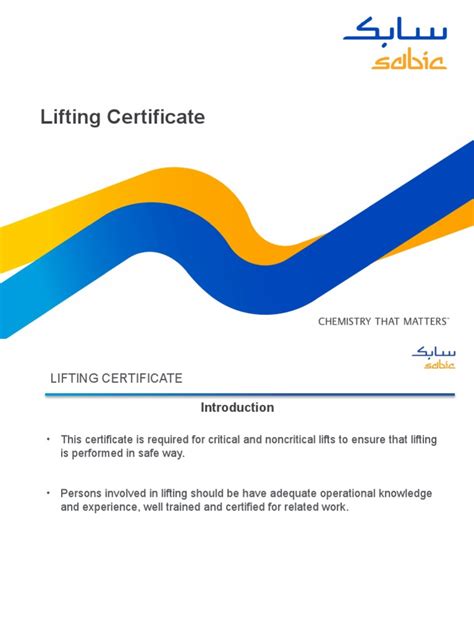11 Lifting Certification Pdf