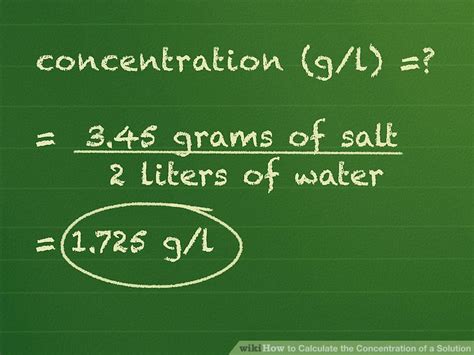 5 Easy Ways To Calculate The Concentration Of A Solution