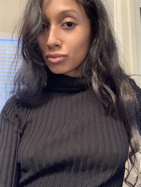 Braless In A Turtleneck R Braless