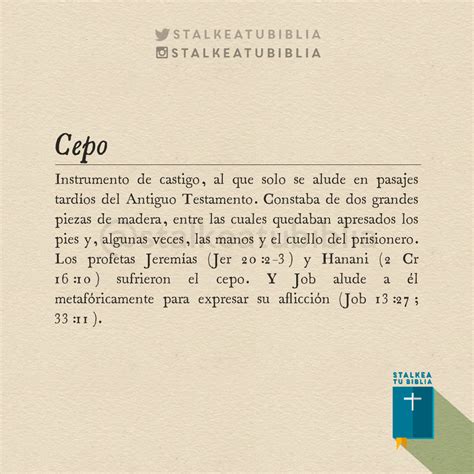 Cepo En La Biblia Un Análisis Profundo De Su Significado Y Referencias