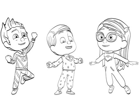 Dibujos De Pj Masks Para Colorear E Imprimir