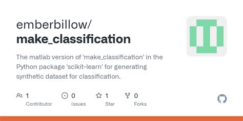 github emberbillow make classification the matlab version of make