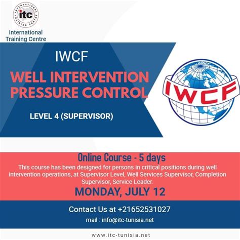 International Training Center Tunisia Itc On Linkedin Iwcf Iwcf