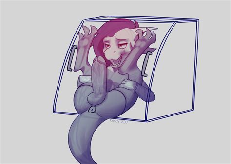 Rule 34 Anus Ass Balls Display Case Glass Humanoid Penis Kobold Korichi Legs Up Male Male Only