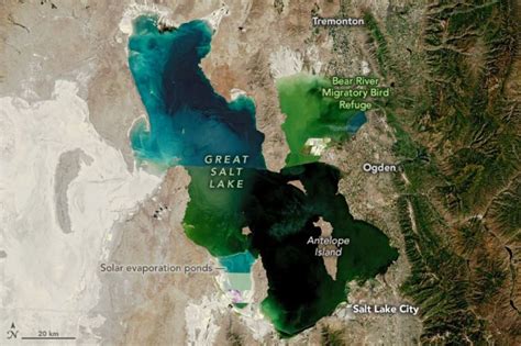 Great Salt Lake Water Level At Historic Lows As Megadrought Threatens