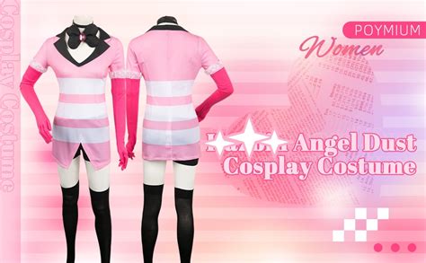 Poymium Angel Dust Cosplay Costume Hotel Angel Dust Dress