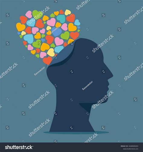 Open Human Head Explosion Love Love Stock Vector Royalty Free 2240928203 Shutterstock