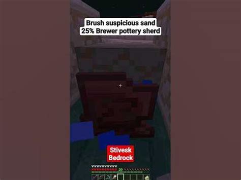 How Find Brewer Pottery Sherd Minecraft Bedrock 120 Youtube