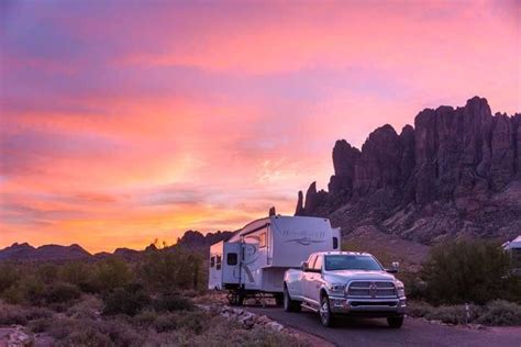 Lost Dutchman State Park Campground Arizona Gold In The Superstitions