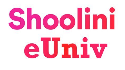 Shoolini University Online Learning
